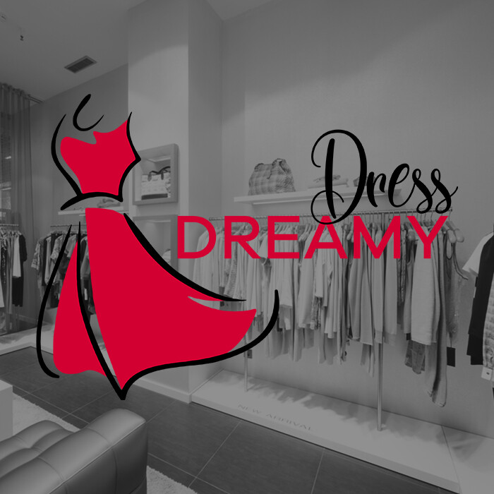 ArtStation - Dreamy Dress Women's clothing store Logo