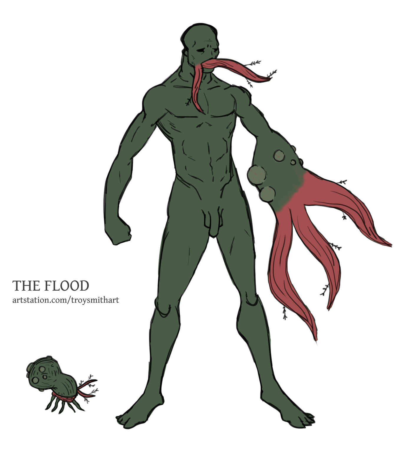 Artstation The Flood Redesign Concept Halo