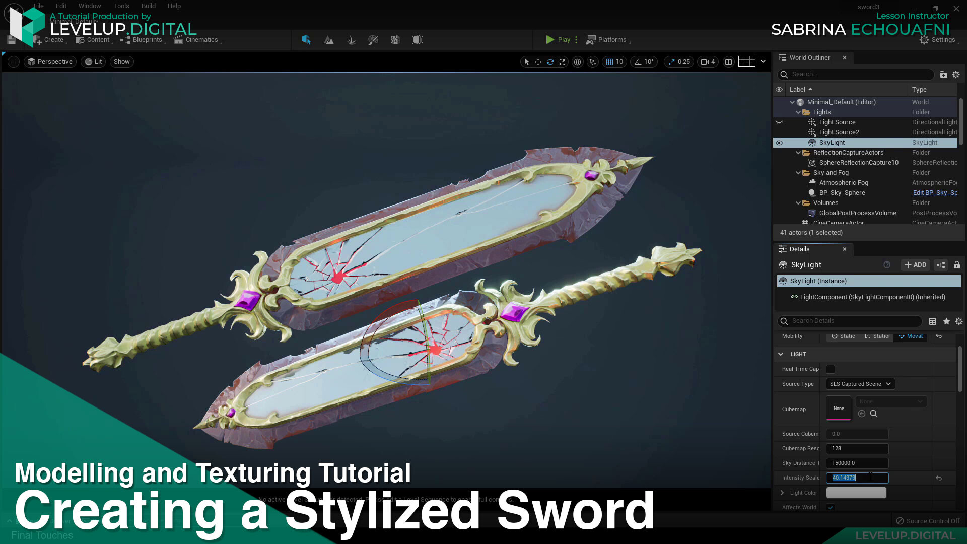 Levelup.Digital - Creating a Stylized Sword