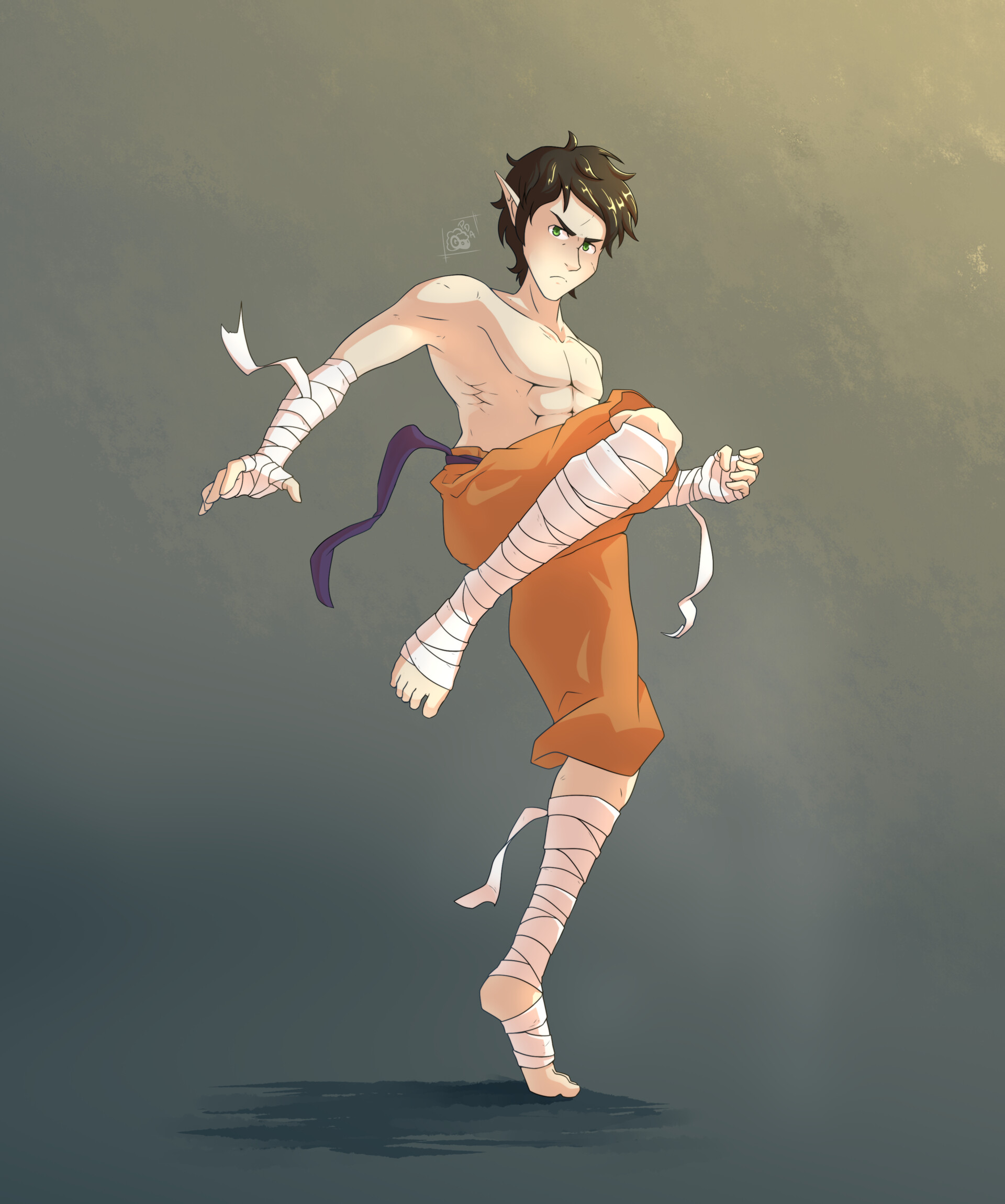 ArtStation - Monk elf