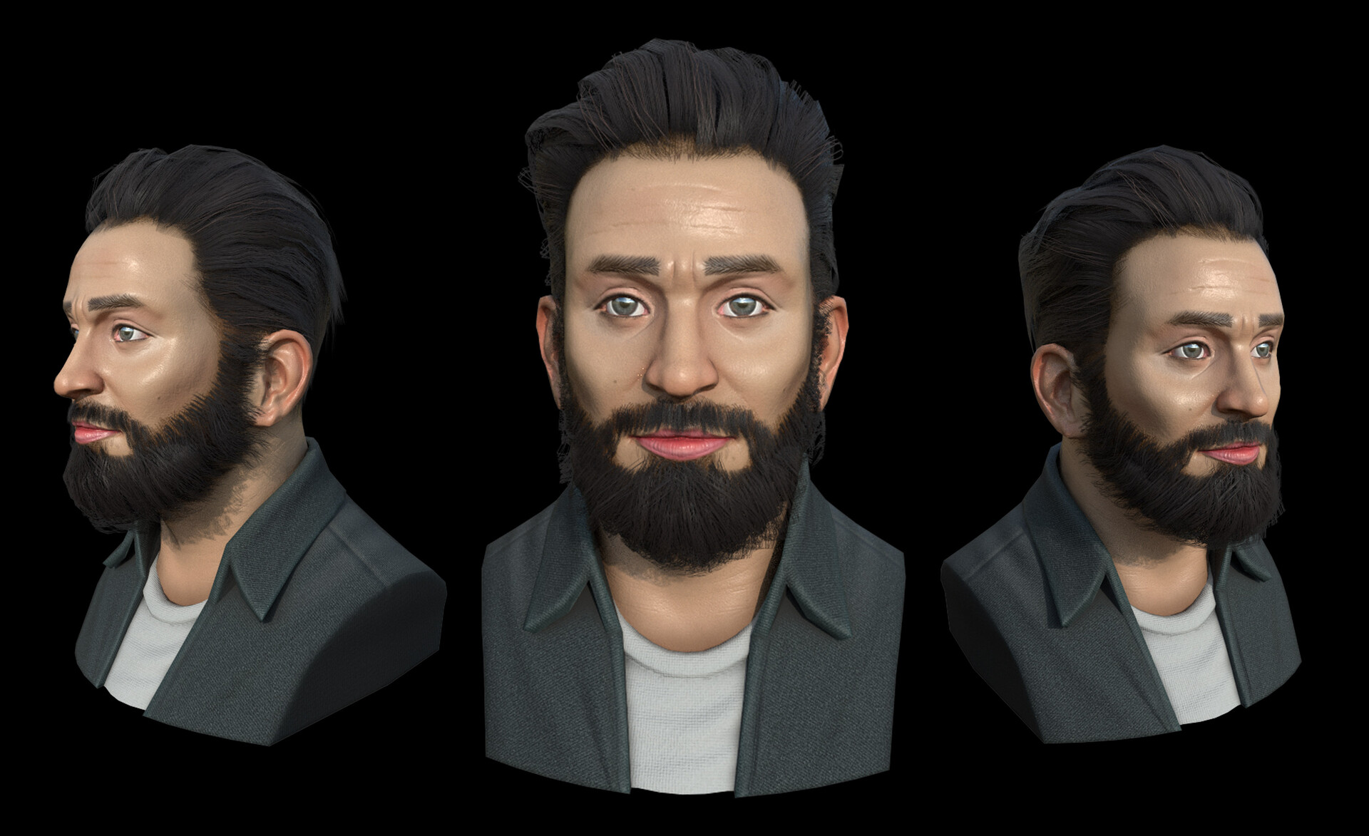 ArtStation - Human Head Study