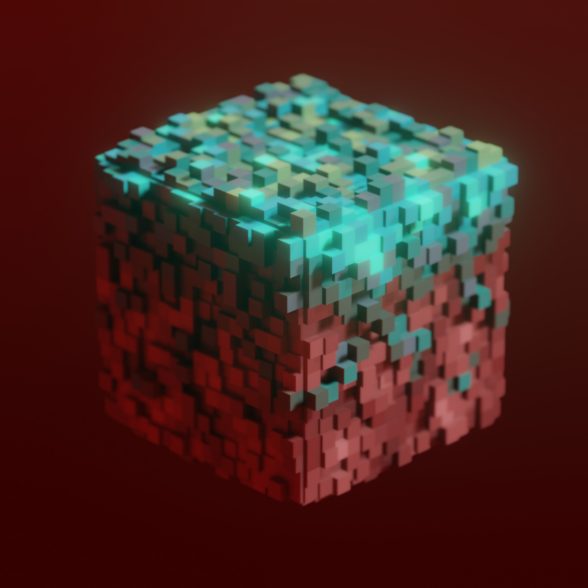 ArtStation - Minecraft Warped Nylium