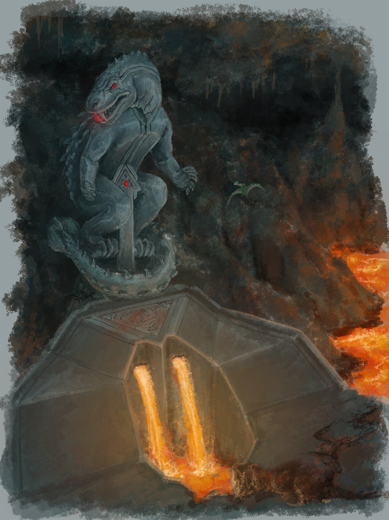 ArtStation - Power Deity Statue Concept