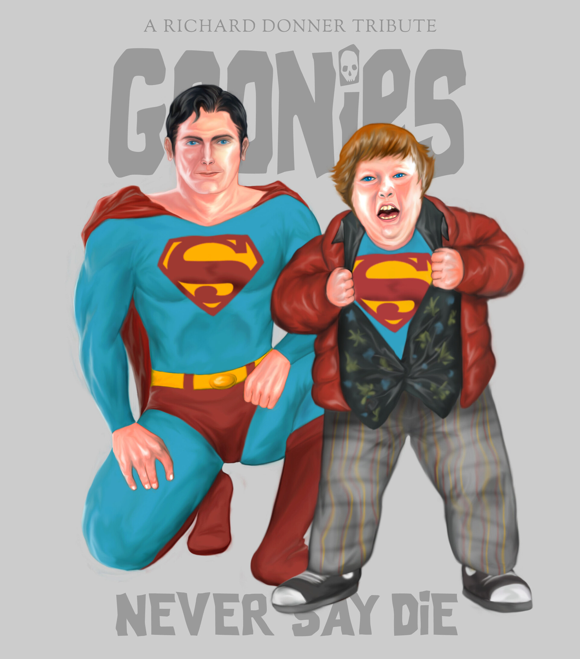ArtStation - Donner Tribute - Superman Goonies