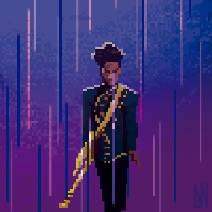 ArtStation - Purple rain