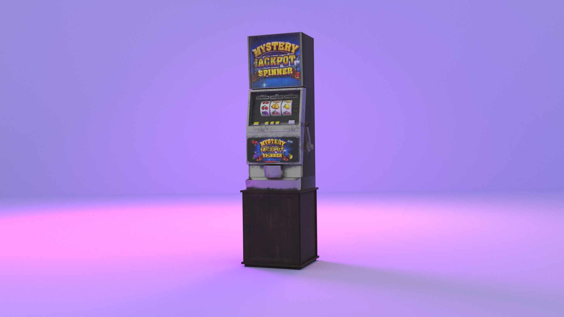 ArtStation - Slot Machine 3D Model