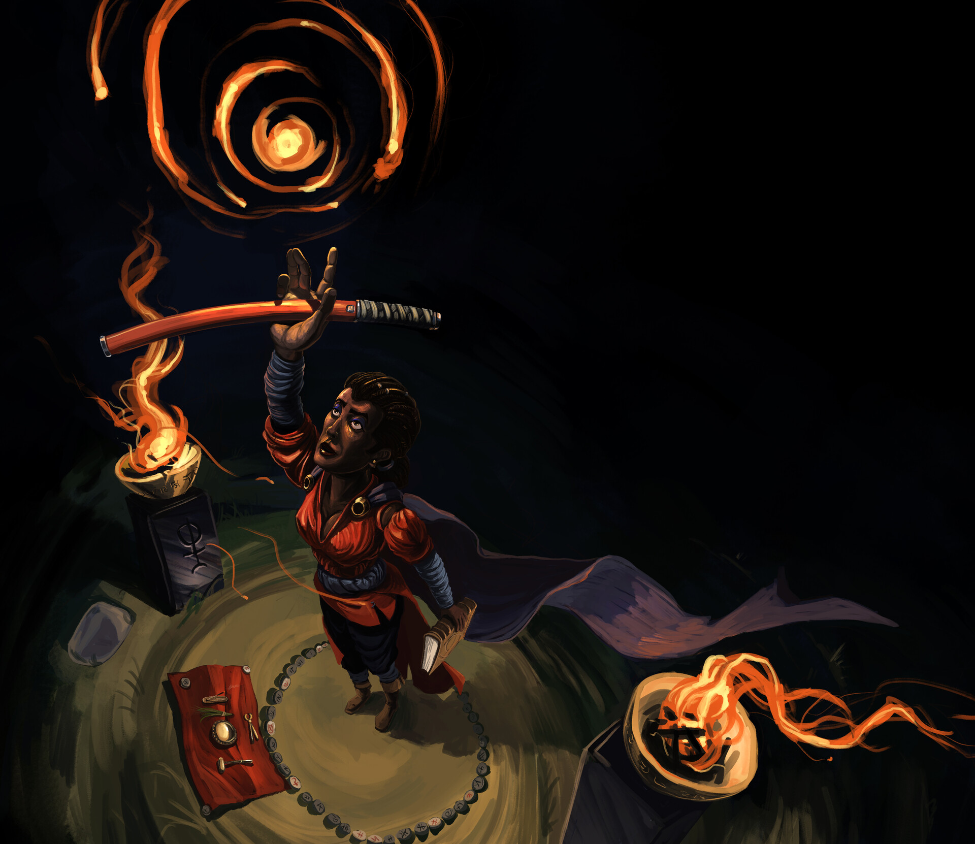 ArtStation - Invocation of fire and steel