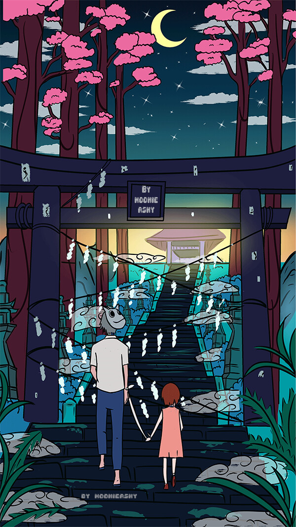 ArtStation - Hotarubi no mori e