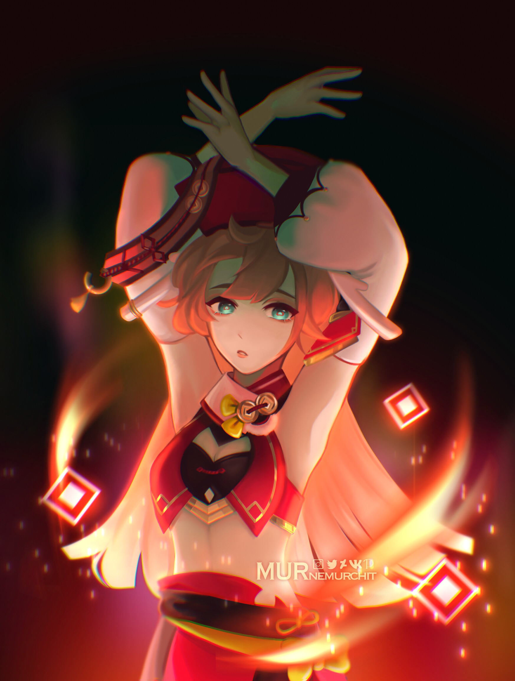 ArtStation - Yan fei genshin impact