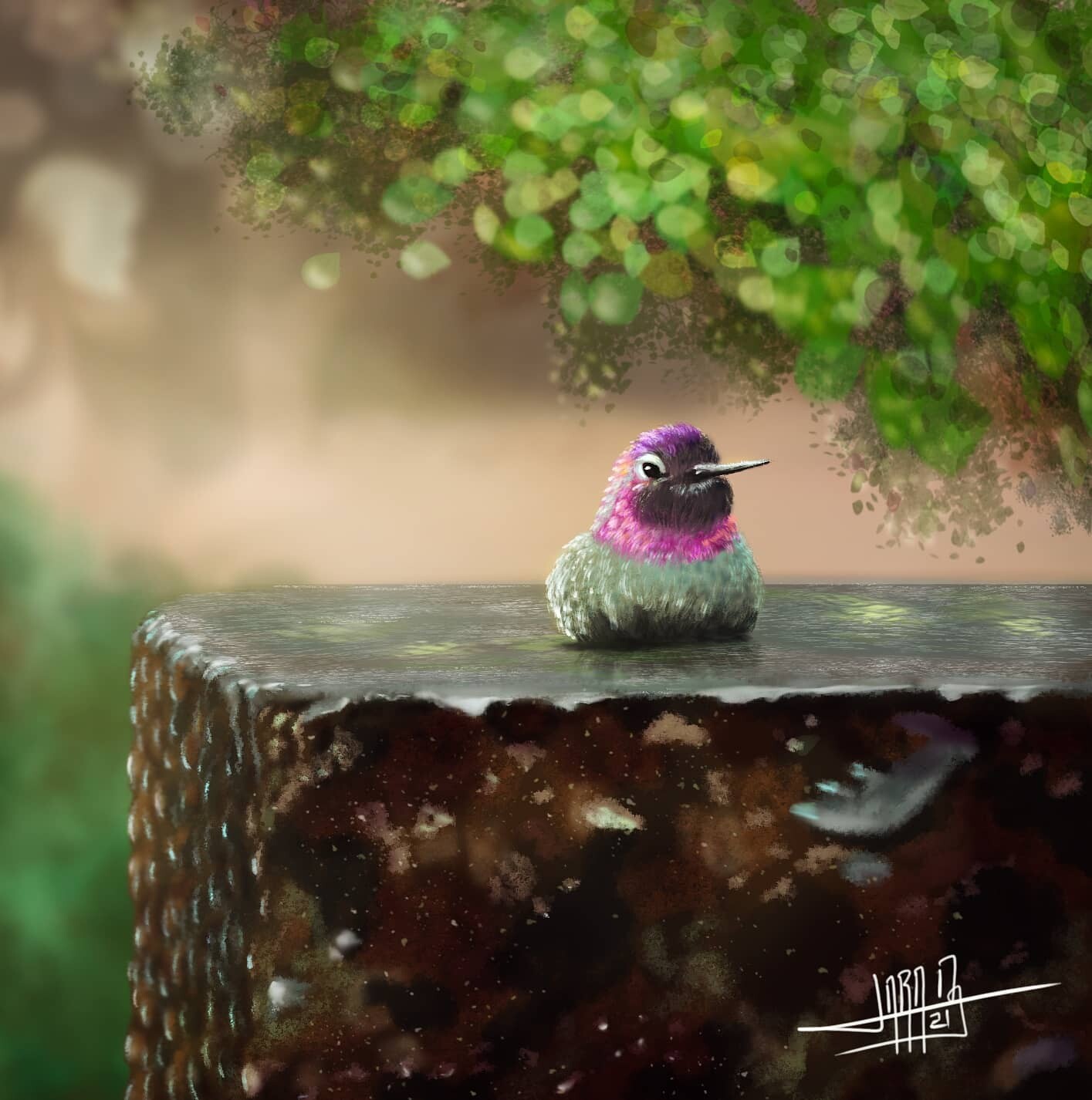 ArtStation - The Little Hummingbird