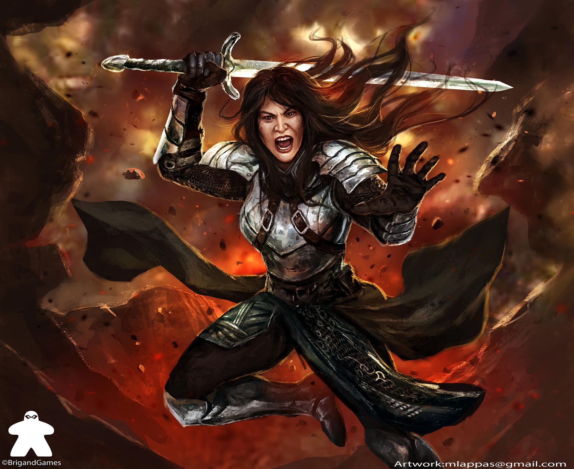 ArtStation - Aggression-Card-Erudia: Battle of Birthright