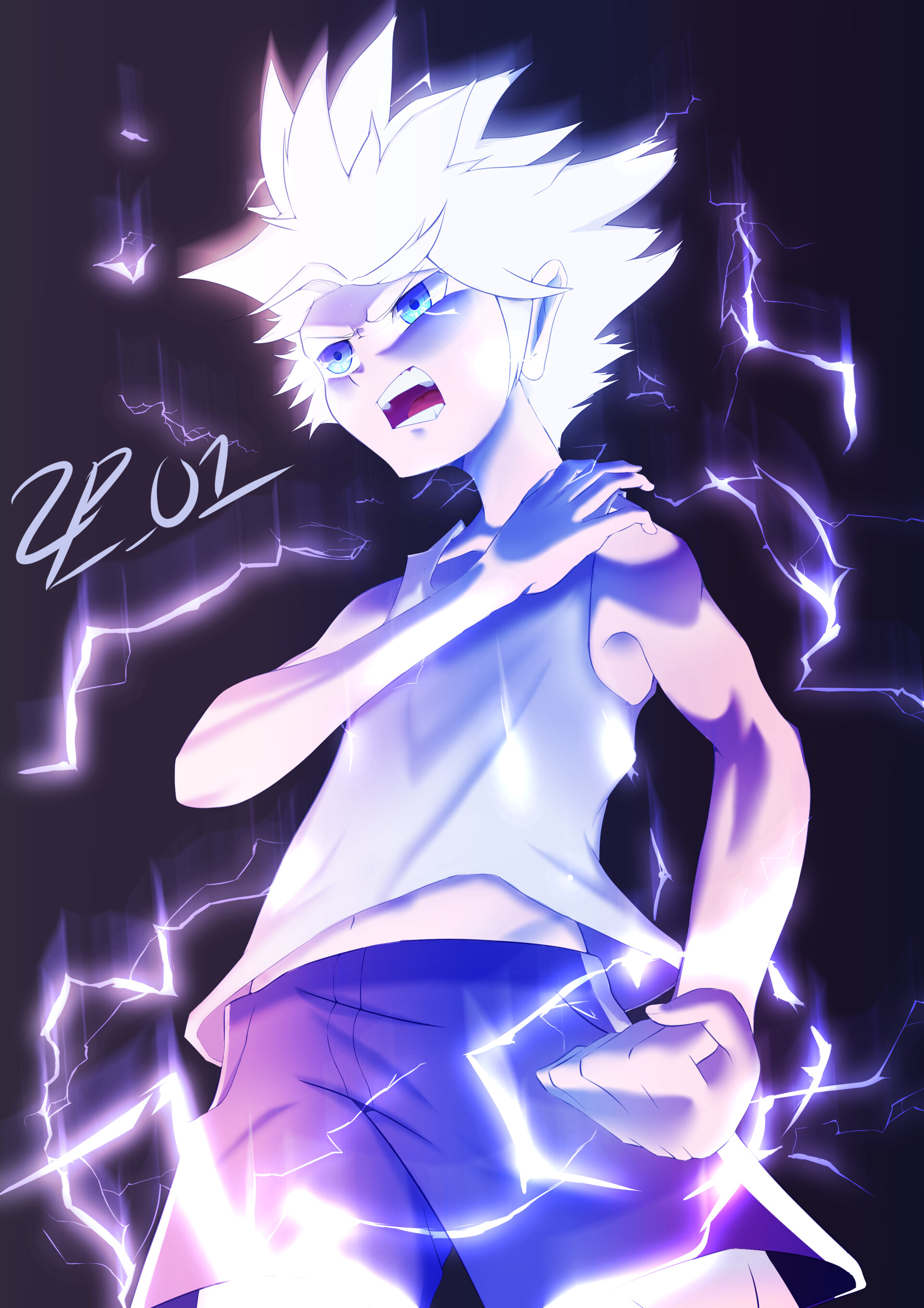 ArtStation - Killua "Godspeed"
