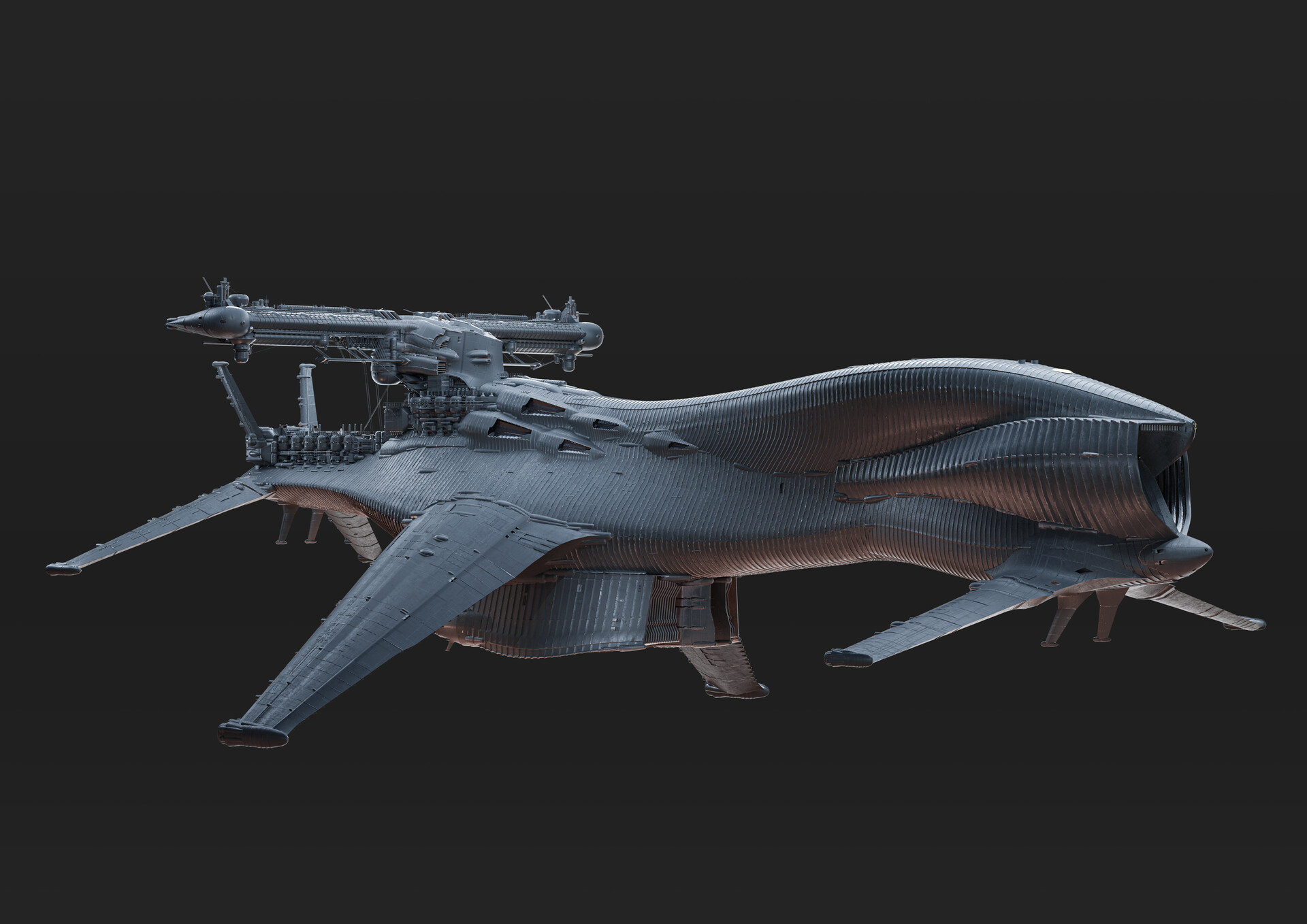 ArtStation - "Endeavor" - 3D Ship Concept