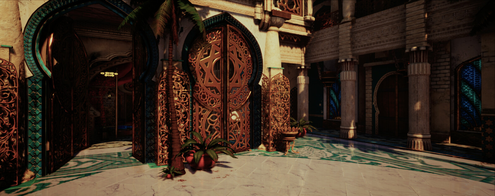 Motion Maps - Arabian Courtyard