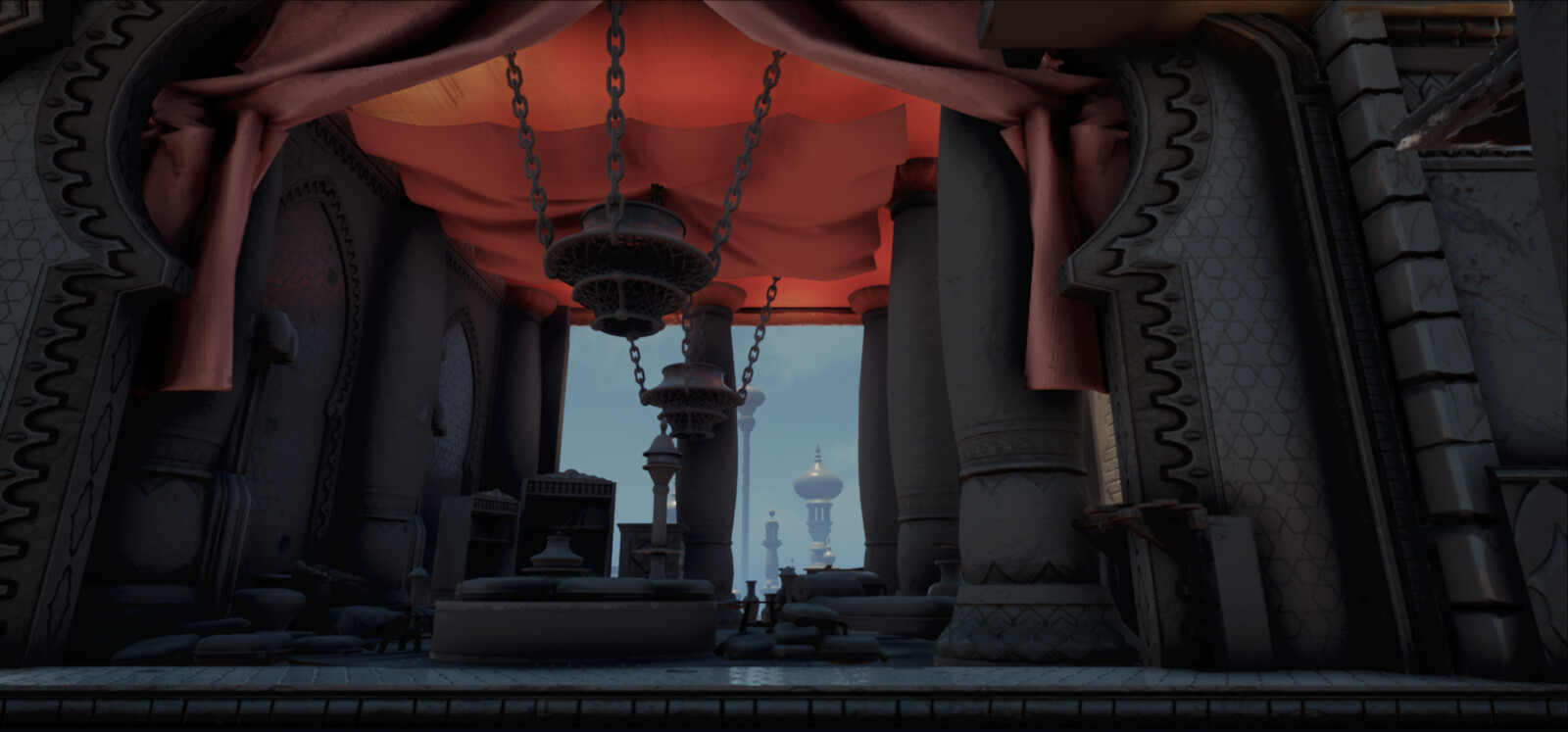 Motion Maps - Arabian Courtyard