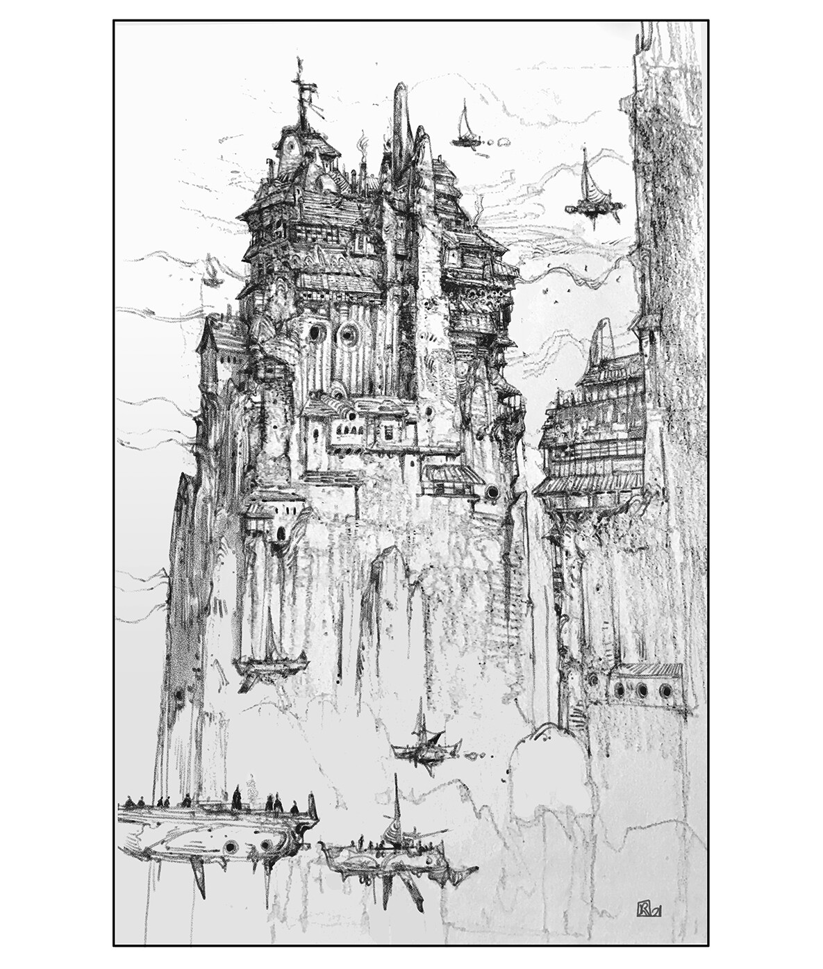 ArtStation - Steampunk Drawing!