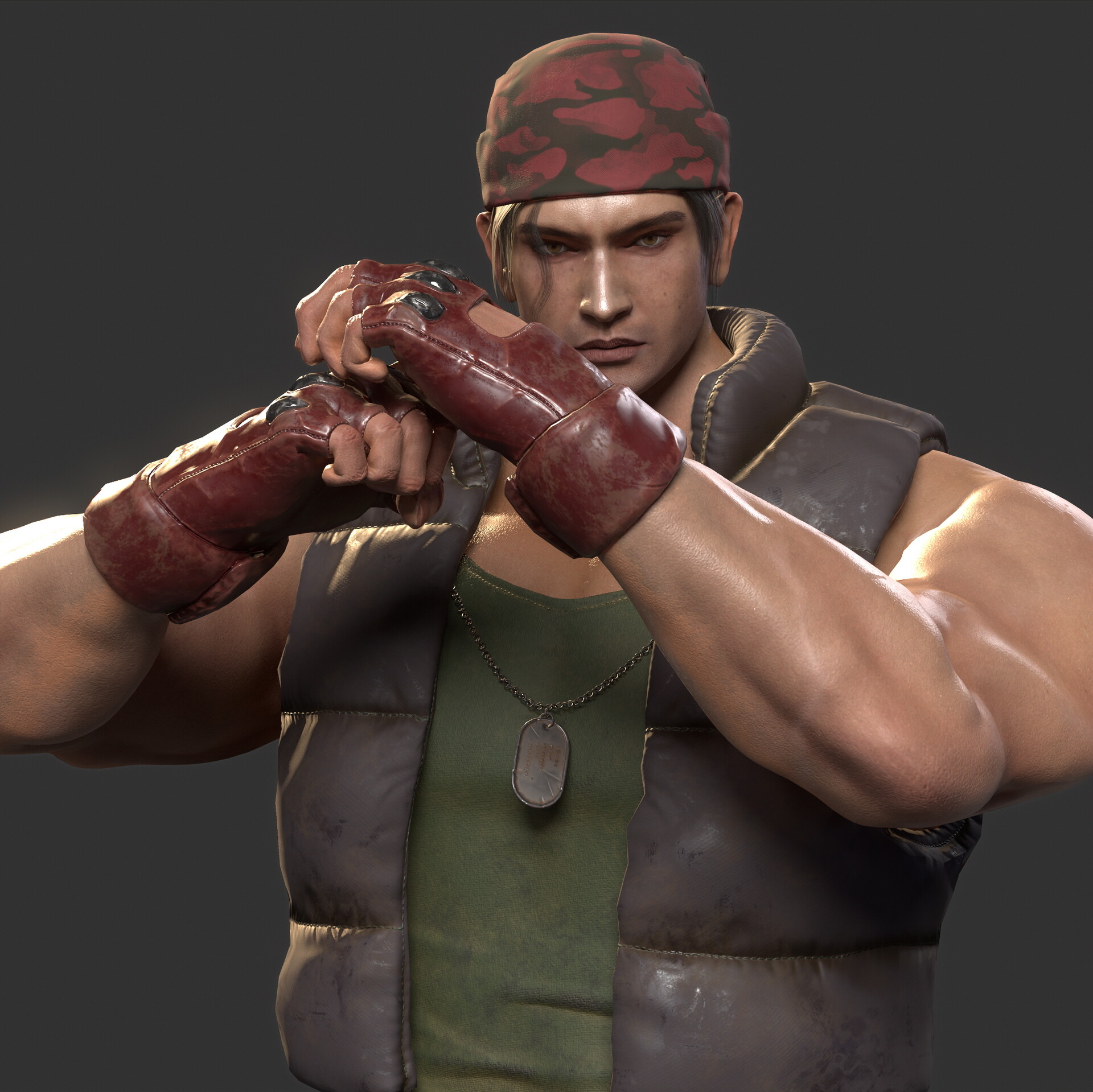 ArtStation - Ralf Jones - King Of Fighters