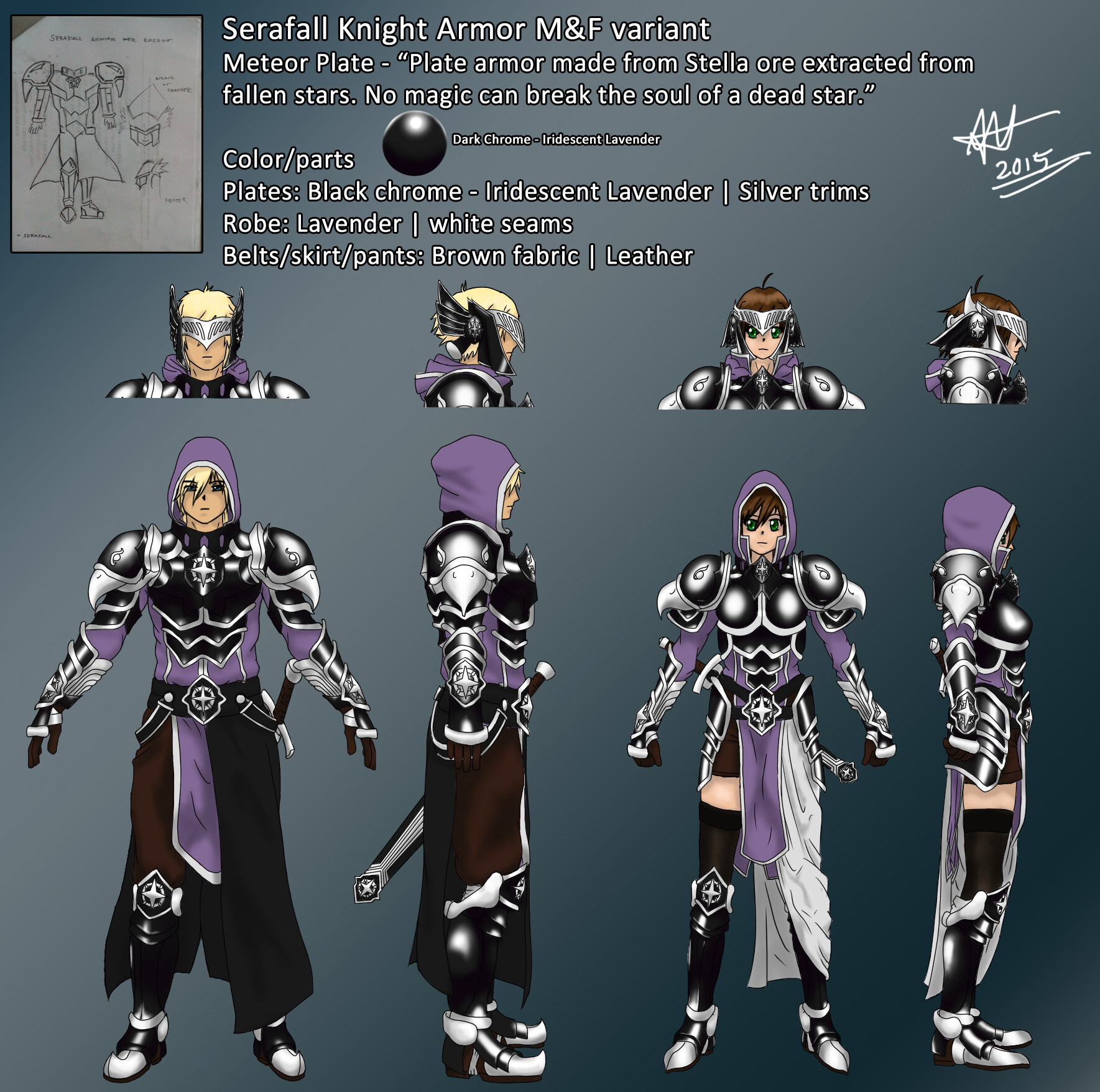 ArtStation - Serafall Military armor