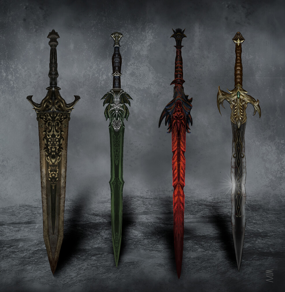ArtStation - Swords concept