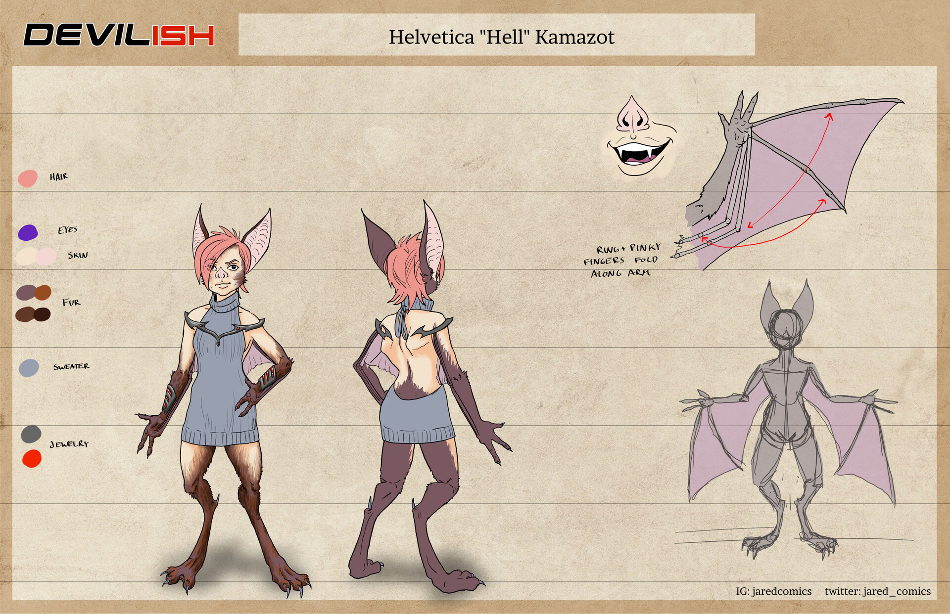 ArtStation - Devilish Character Sheets: Hell