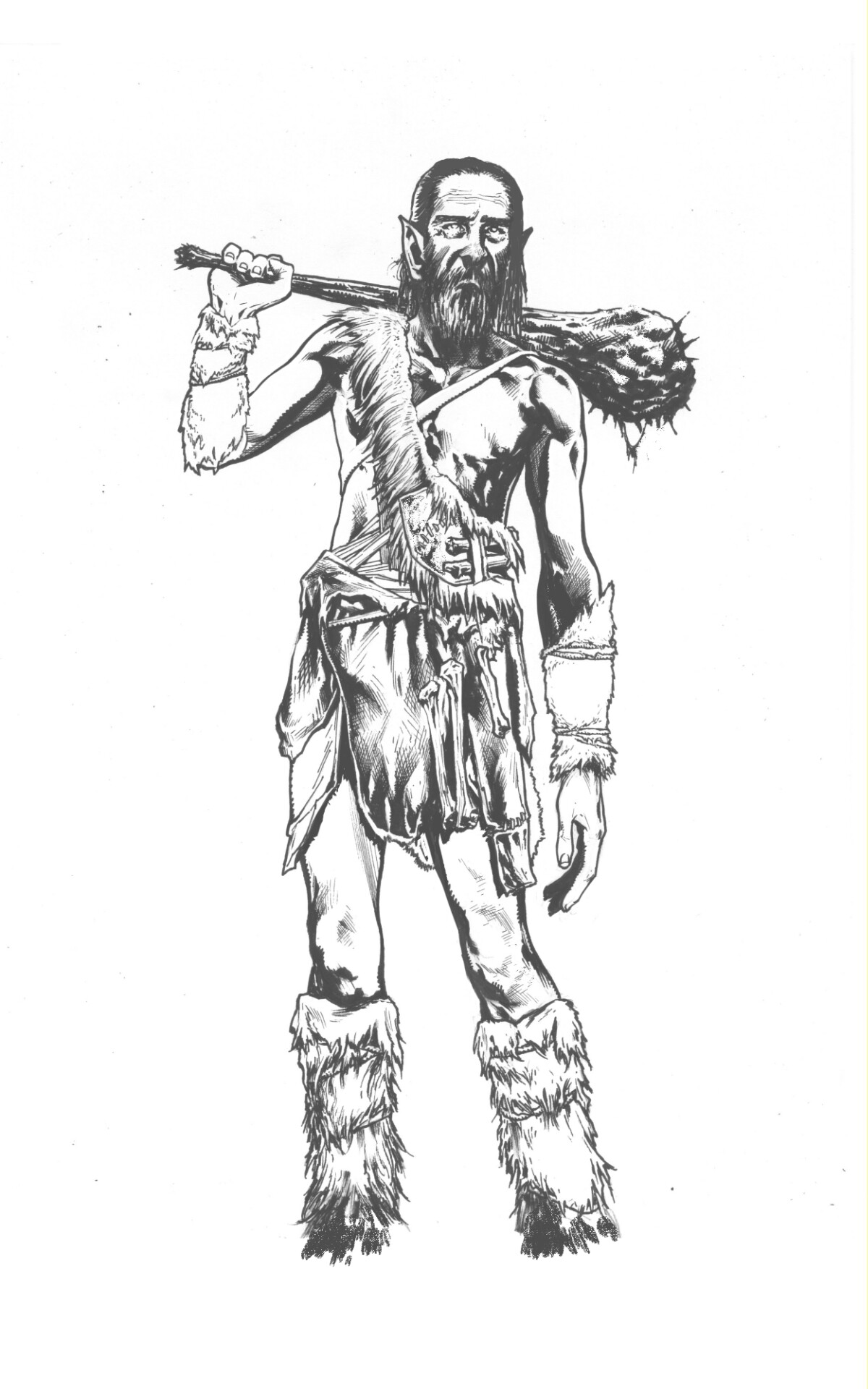 Skyrim Giant Drawing