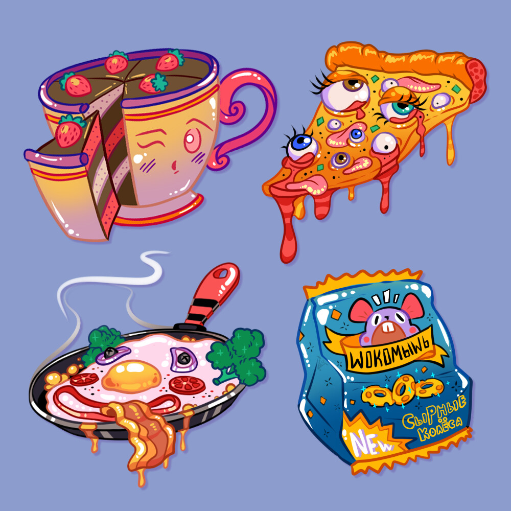 Weird Food Clipart Funny Food Clipart Sublimation (4180178)