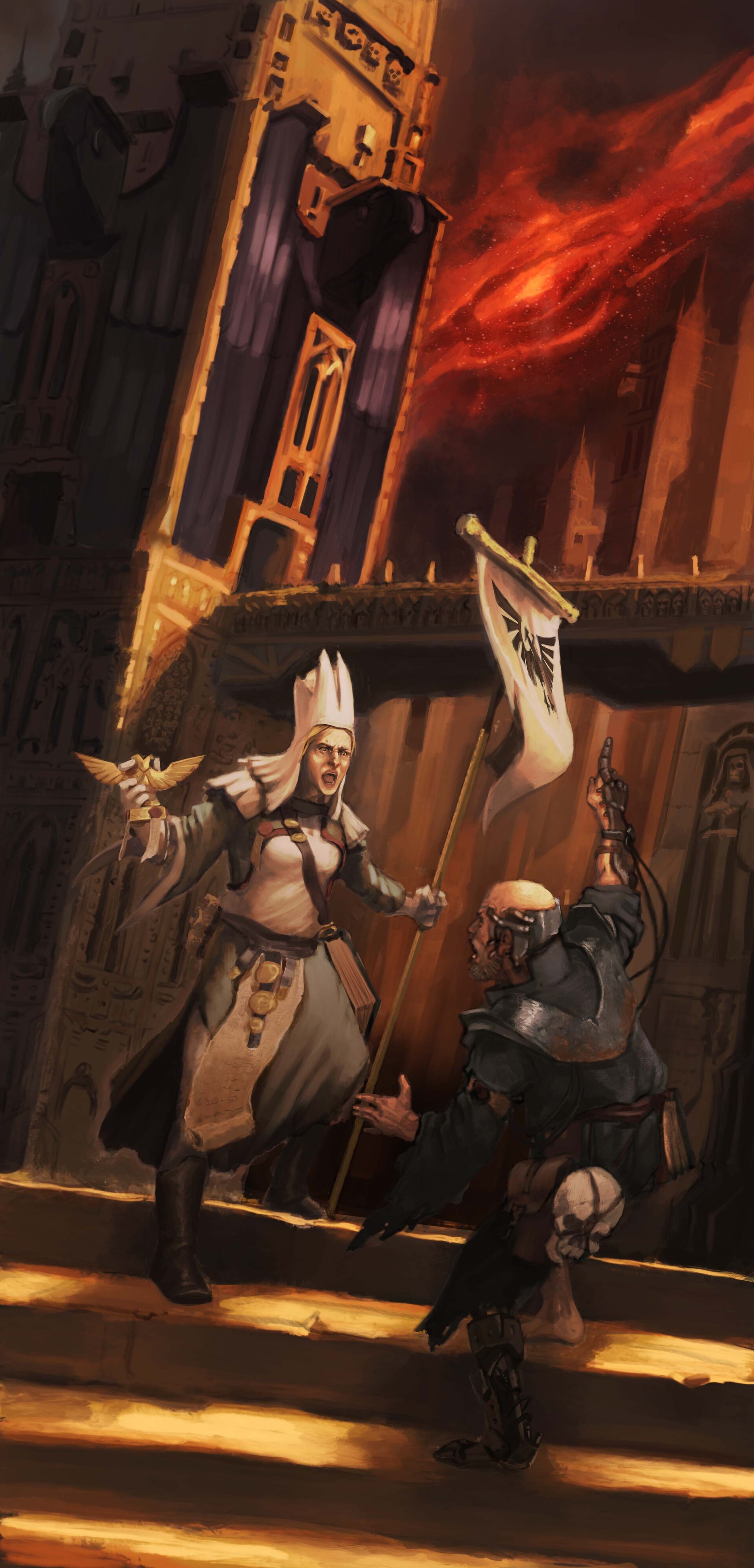 ArtStation - Warring Priests
