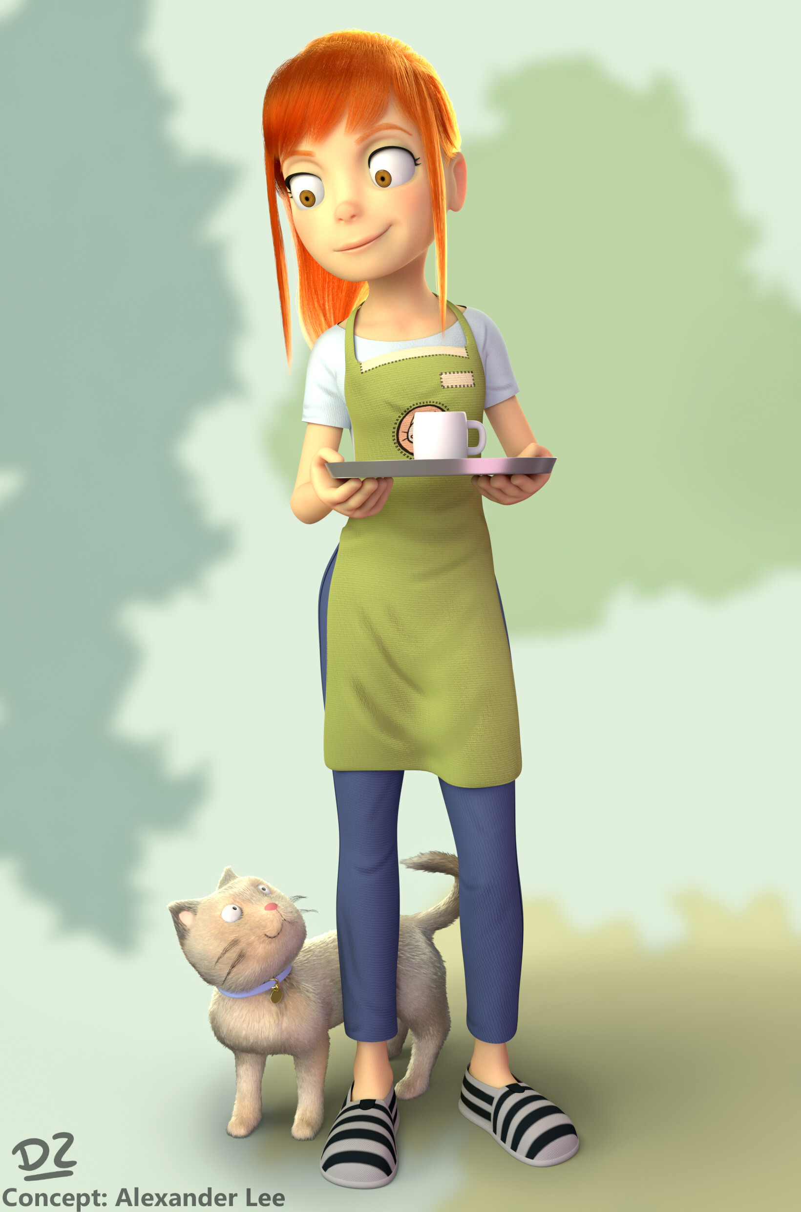 ArtStation - Blue Cat