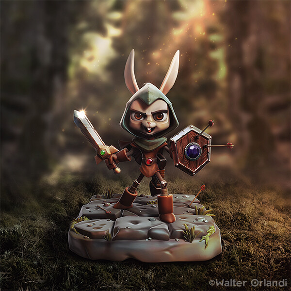 ArtStation - Rabbit Warrior