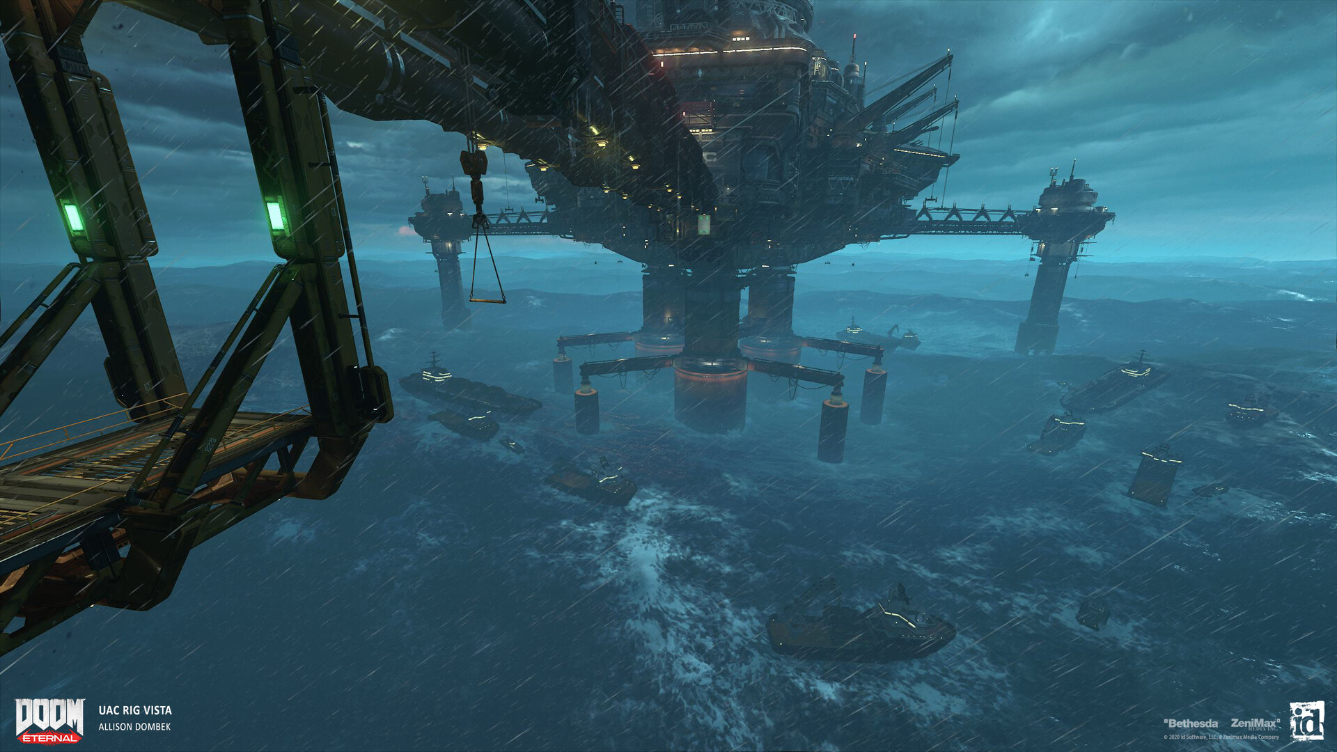 Allison Dombek - DOOM Eternal DLC - UAC Rig Opening Vista