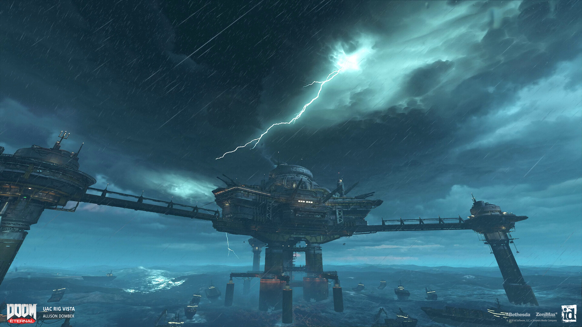 Allison Dombek - DOOM Eternal DLC - UAC Rig Opening Vista