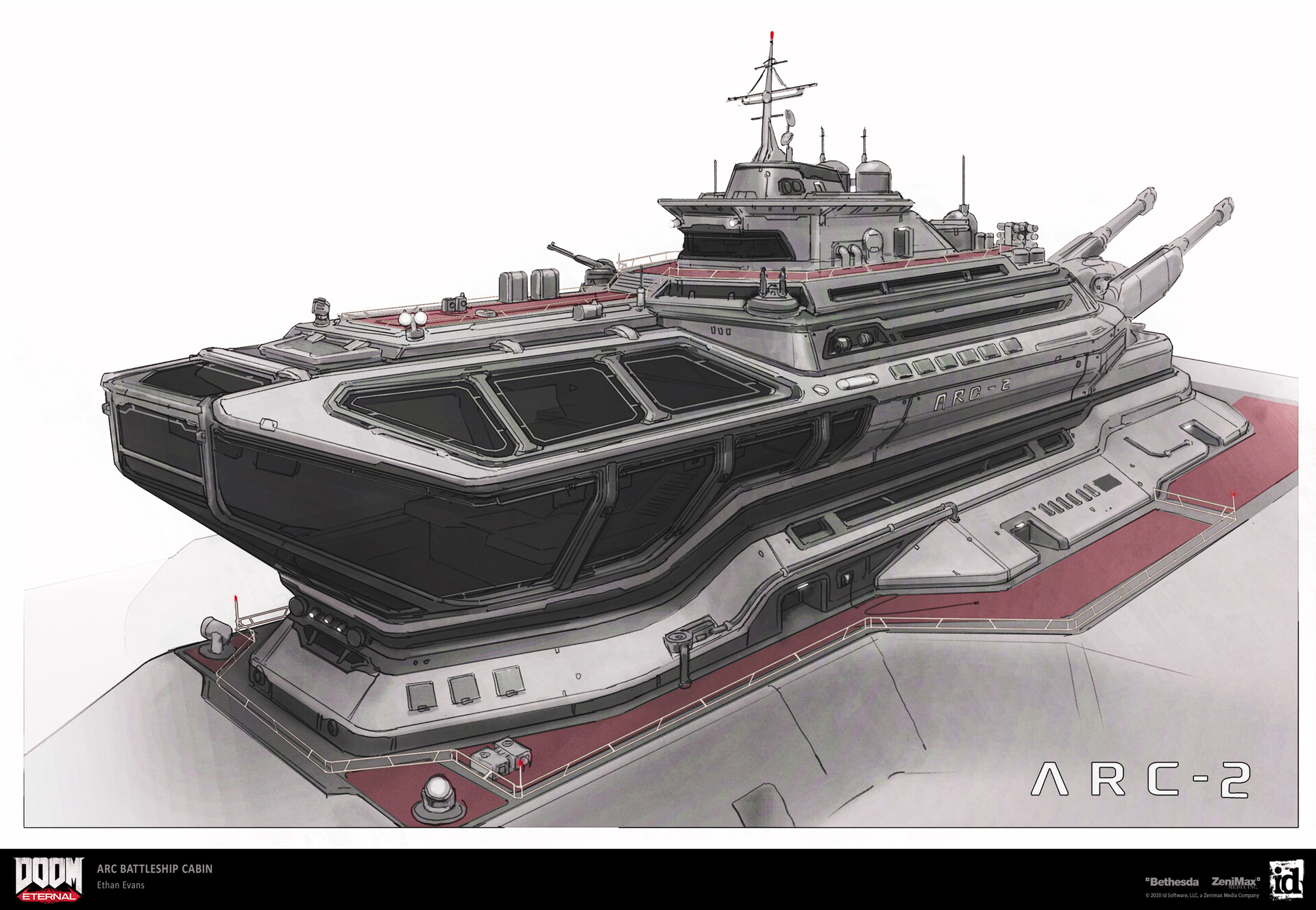 DOOM Eternal DLC| ARC-2 Battleship by Ethan Evans — ProUser.Me