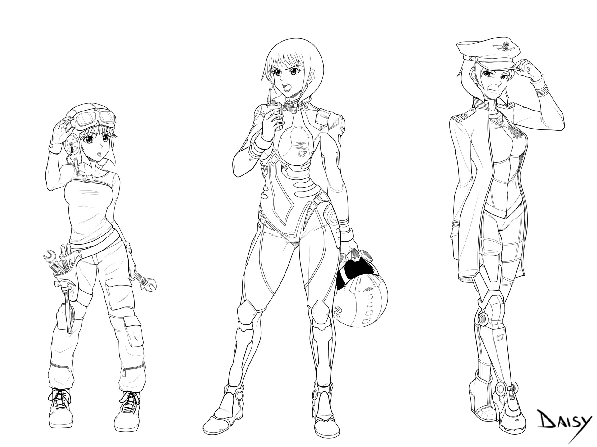 ArtStation - 2020.07.04 Practicing three different ages