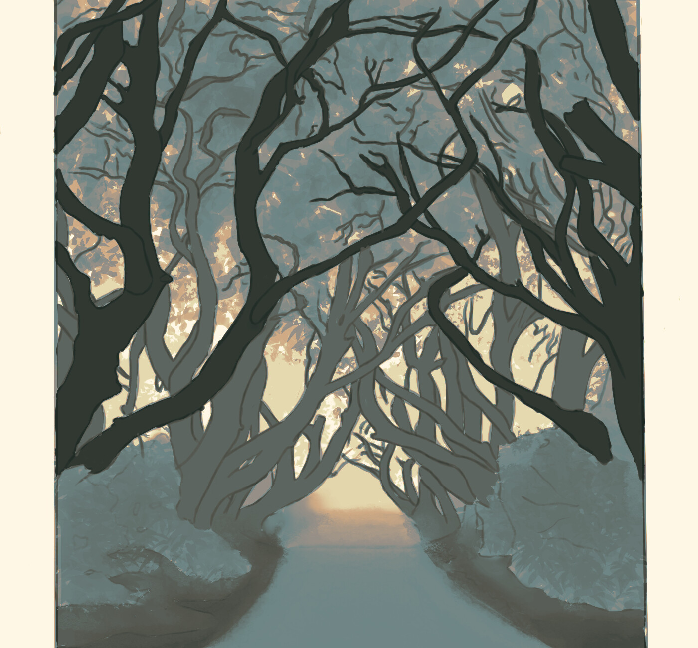 ArtStation - Old road