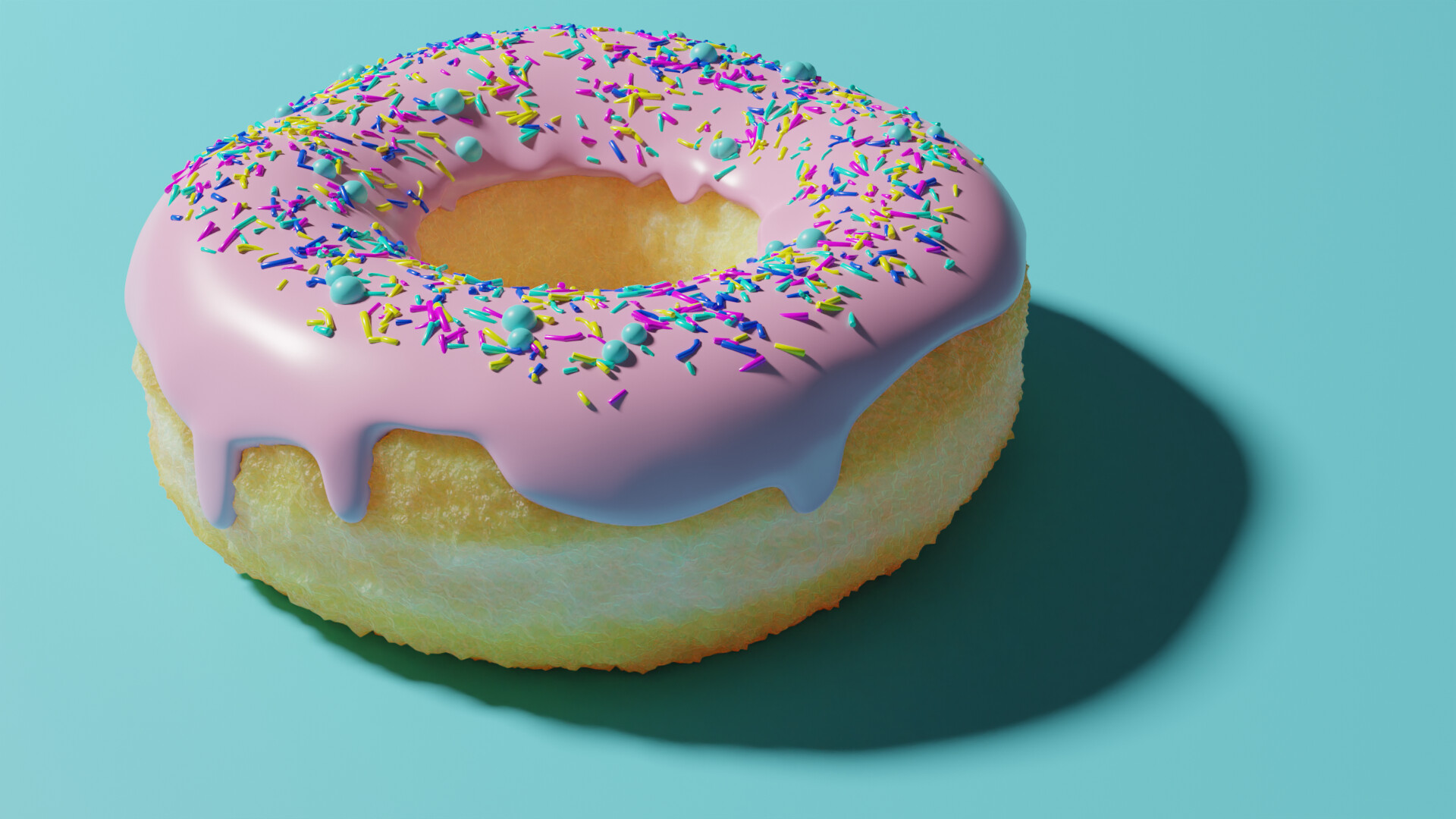 ArtStation - First ever 3D model - Donut
