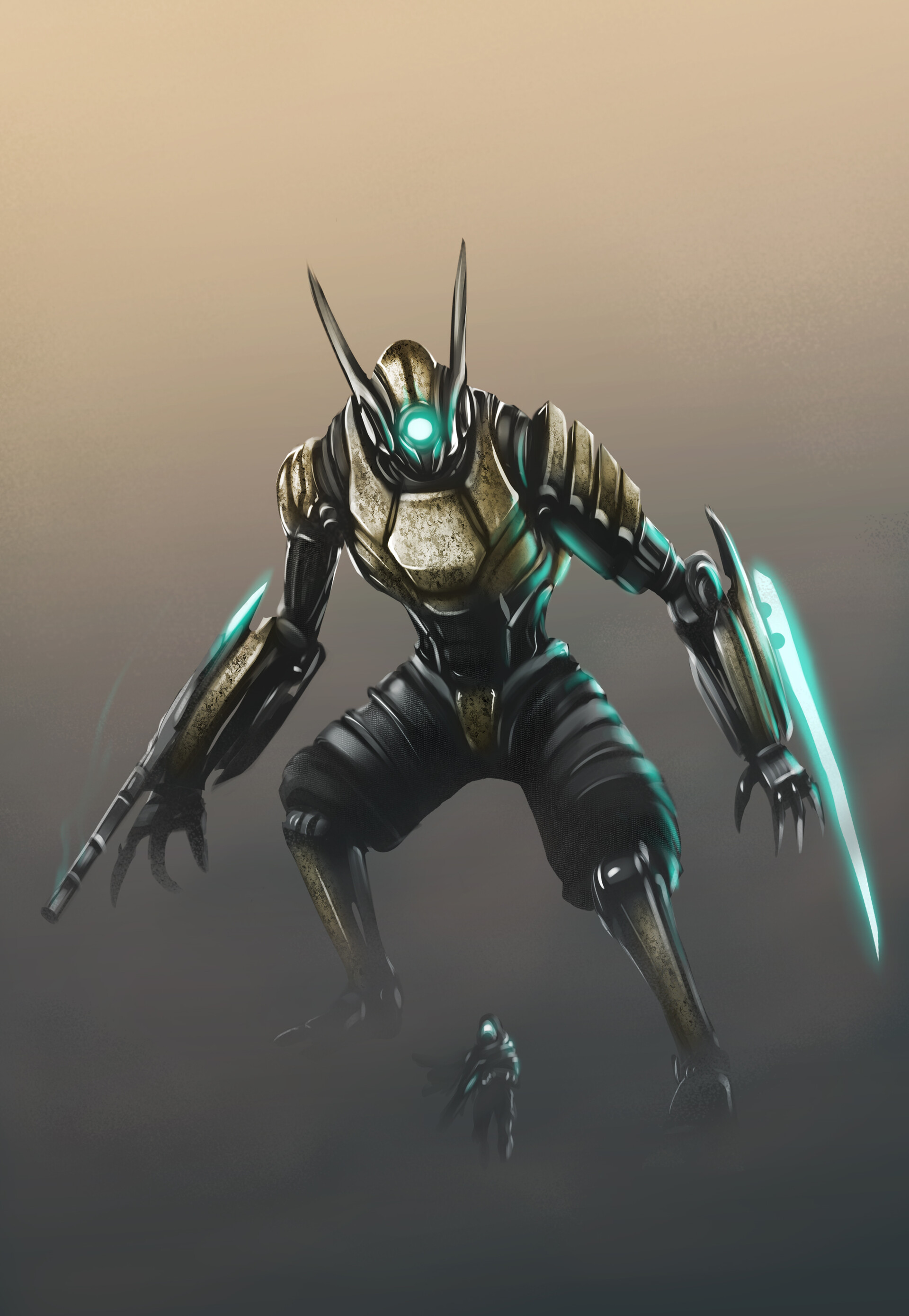 ArtStation - sand rider mech