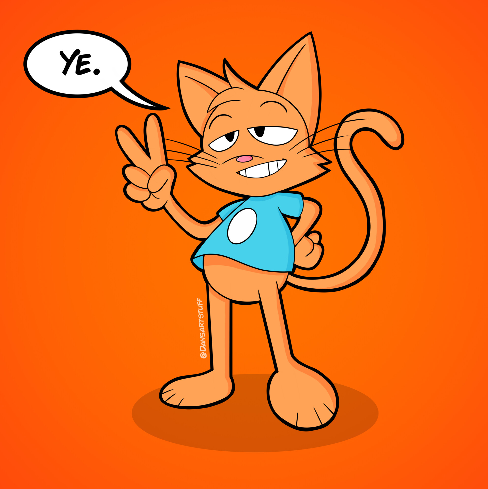 ArtStation - Ye, cat doodle