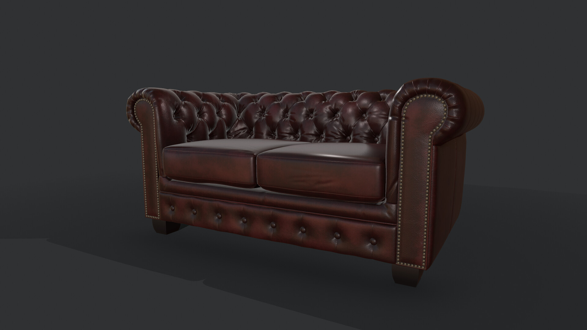ArtStation - leather couch