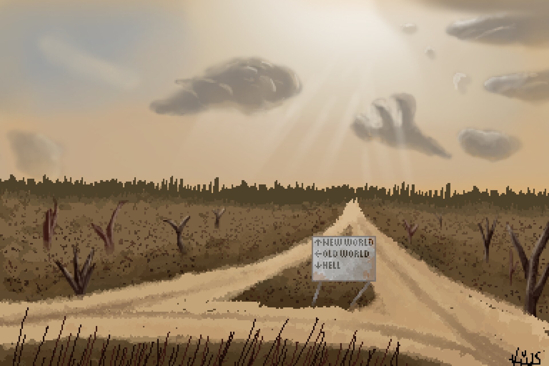 ArtStation - pixel landscape