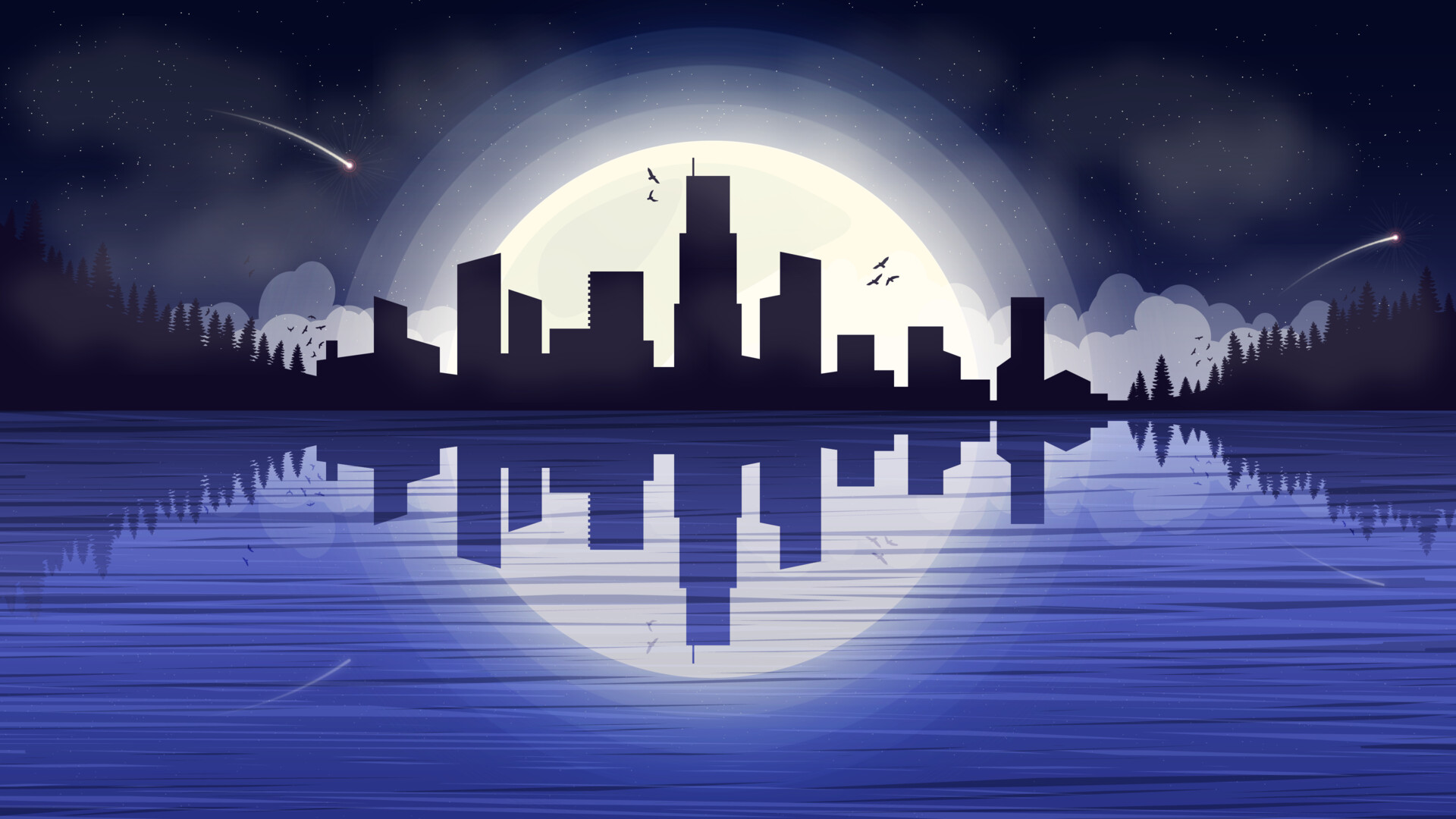 ArtStation - Moonlight City