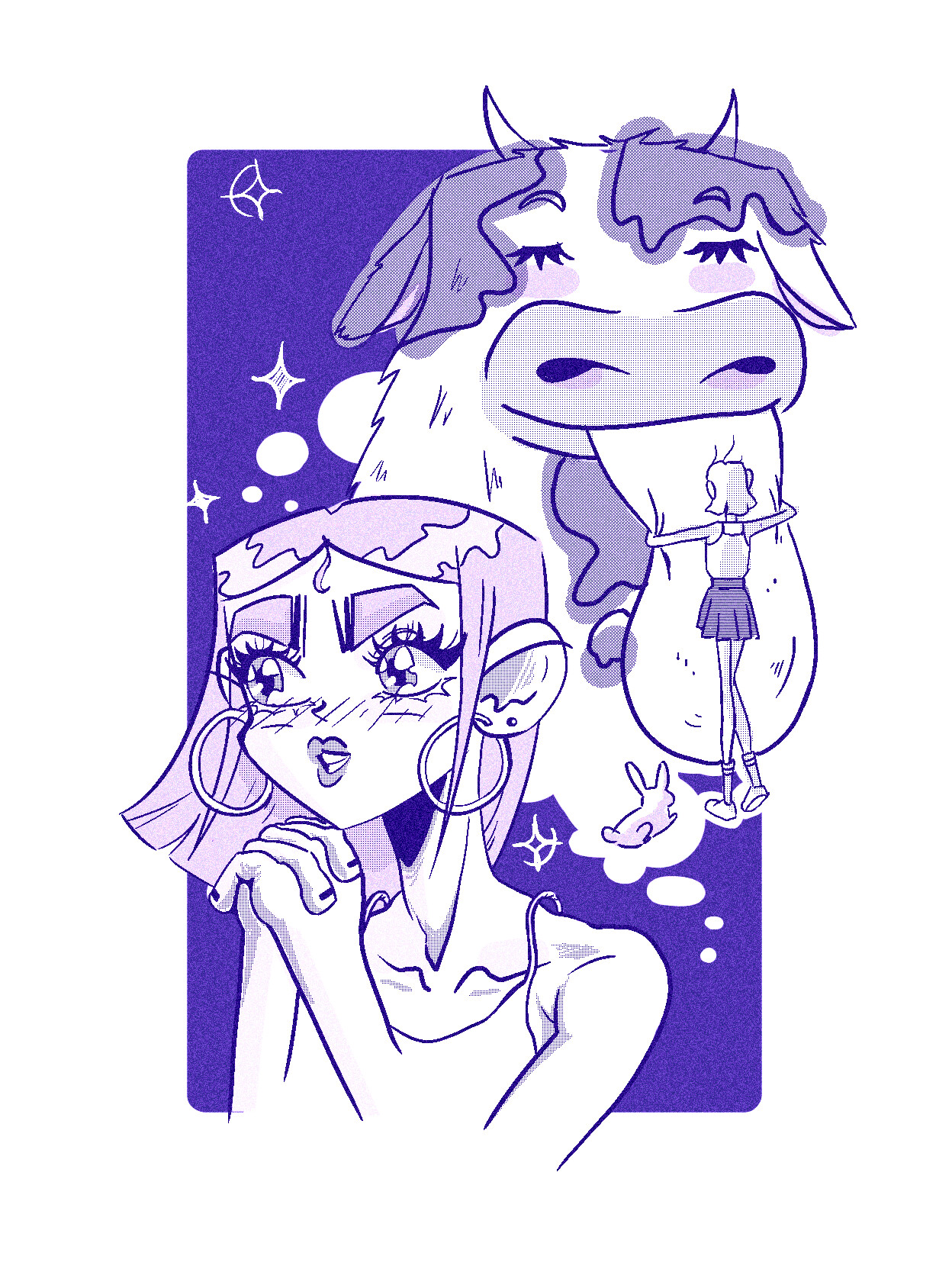 ArtStation - Dreaming of a true cow's kiss