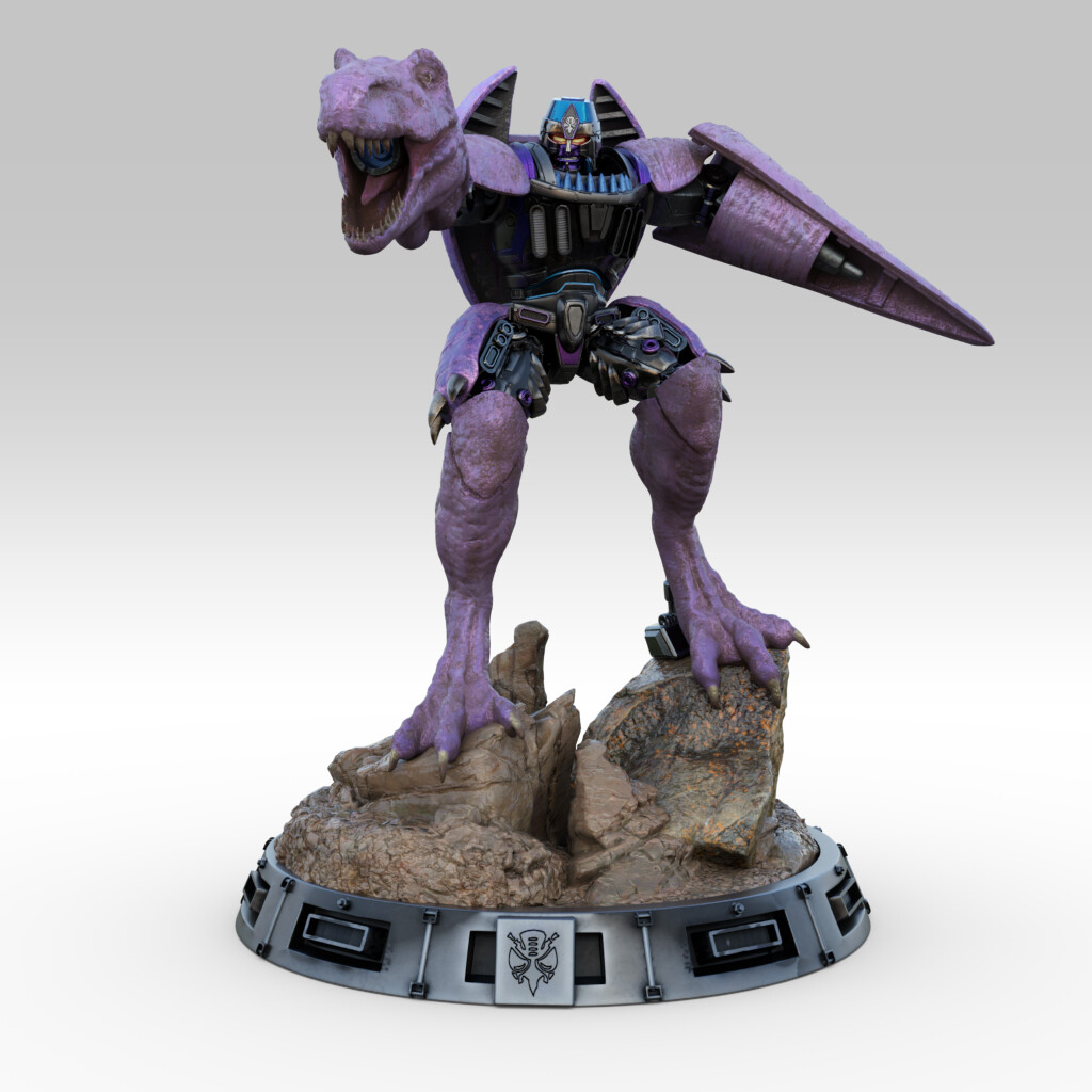 ArtStation - MEGATRON BEAST WARS STATUE