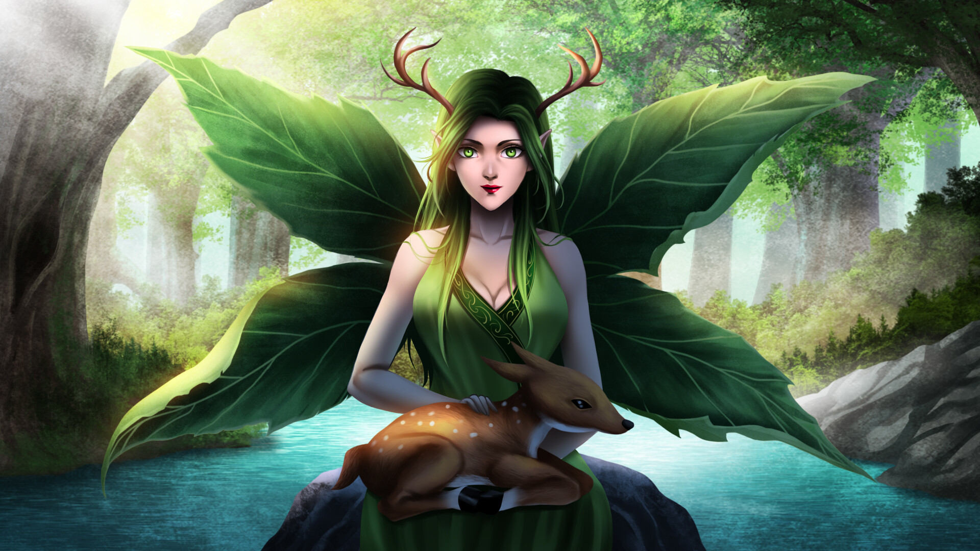 ArtStation - forest spirit