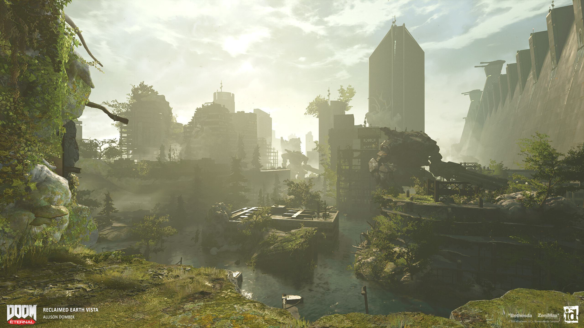 Allison Dombek - DOOM Eternal DLC - Reclaimed Earth Vista