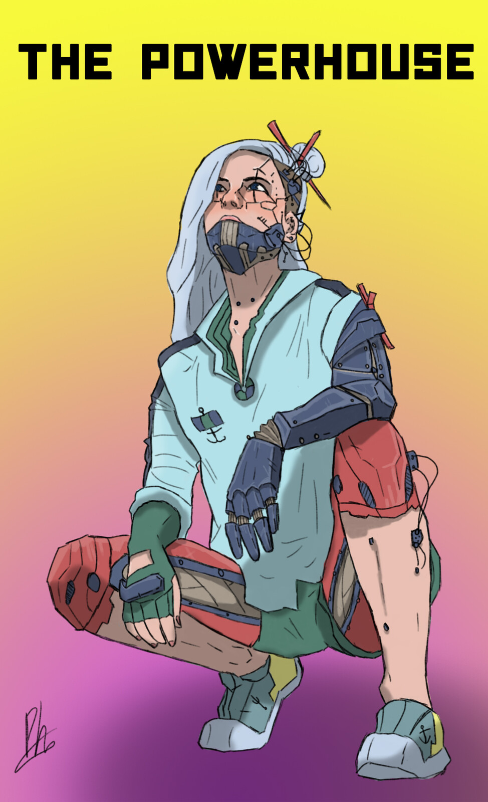 The Powerhouse Poster by Catherine Pires : r/Cyberpunk