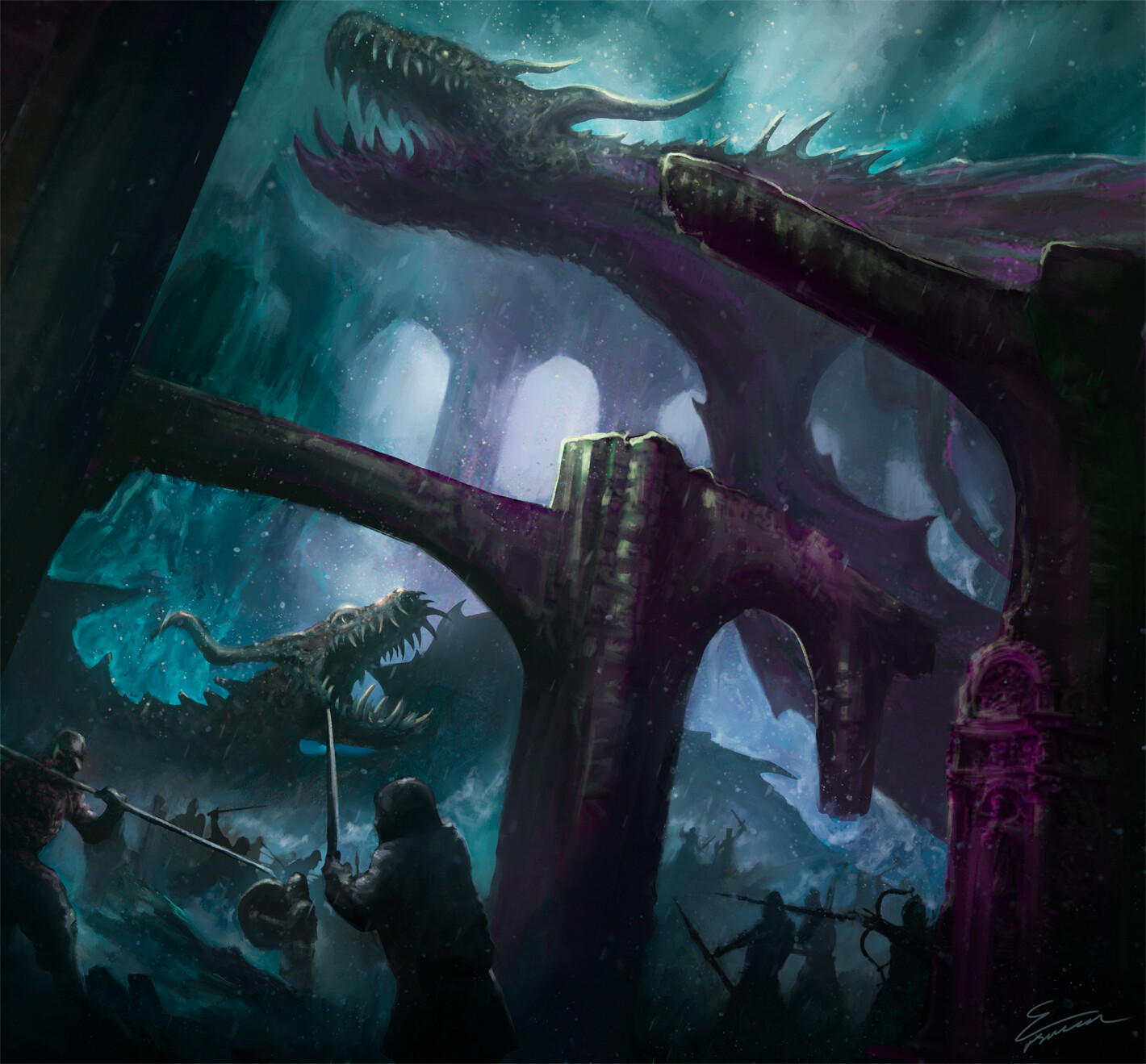 ArtStation - Battle For The Dragonland