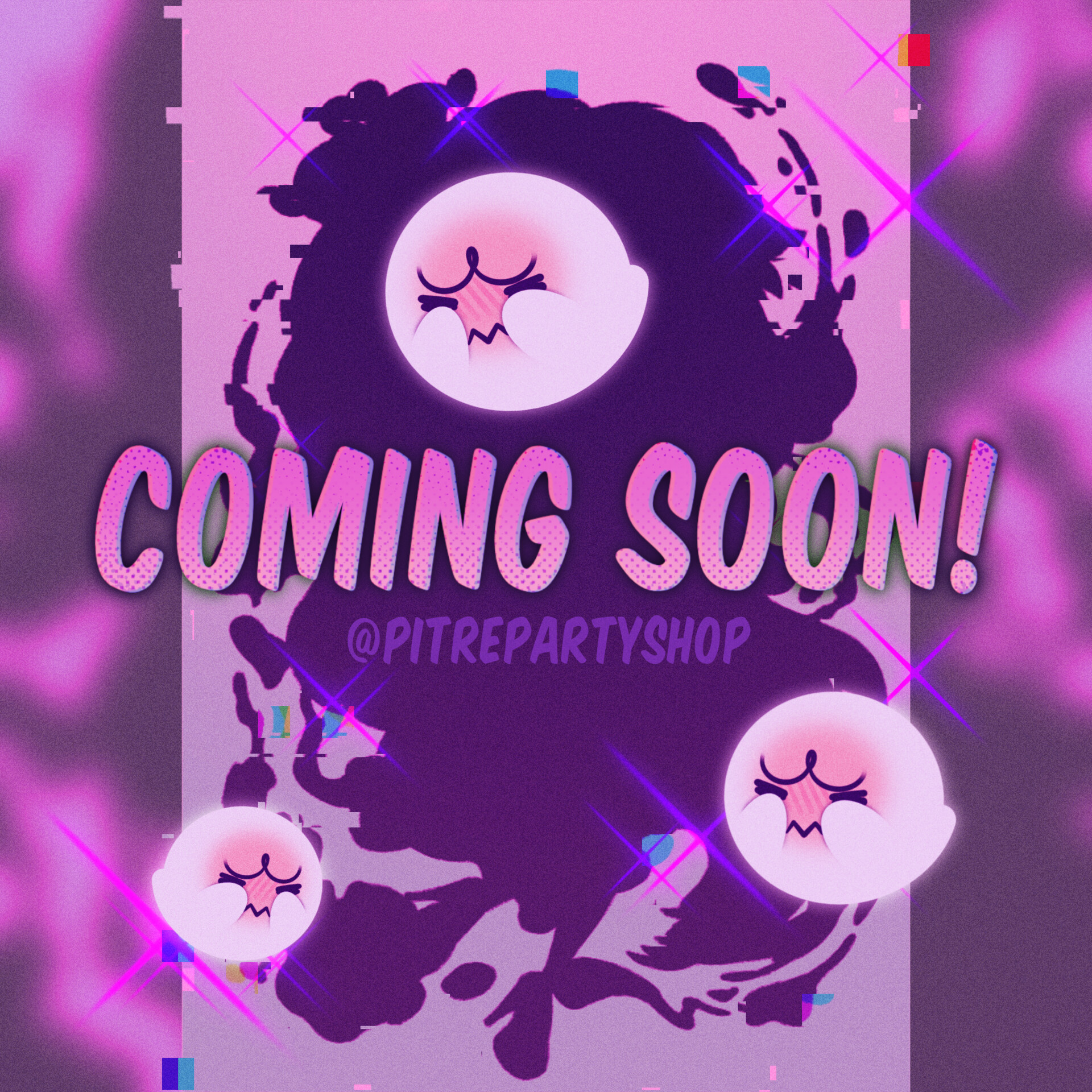 Morell Collins - Nintendo Fanart - Boosette / Queen Boo Acrylic Charm