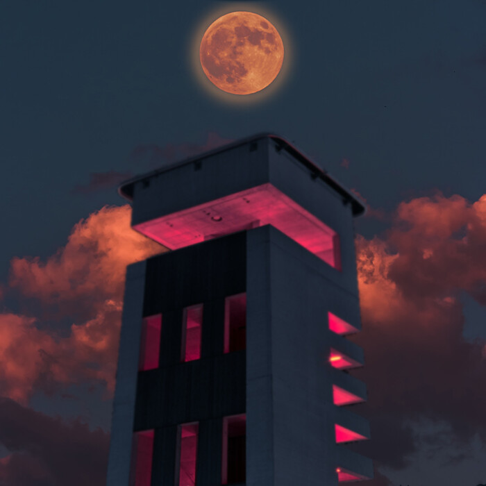 ArtStation - The Red Moon