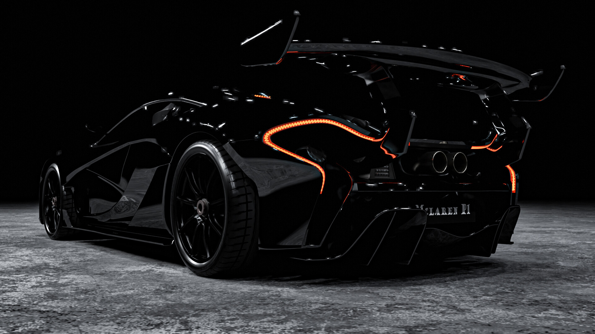 ArtStation - Mclaren p1 GTR