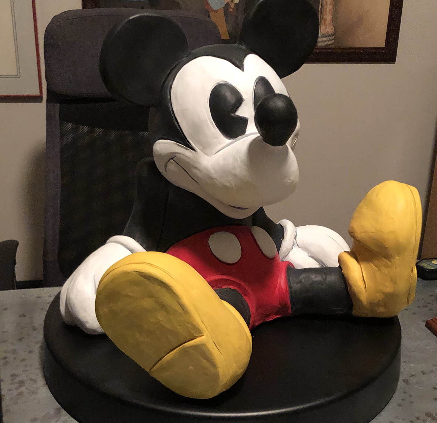 ArtStation - Hand-Sculpted Mickey Mouse! Large 22" figure. He is one of ...
